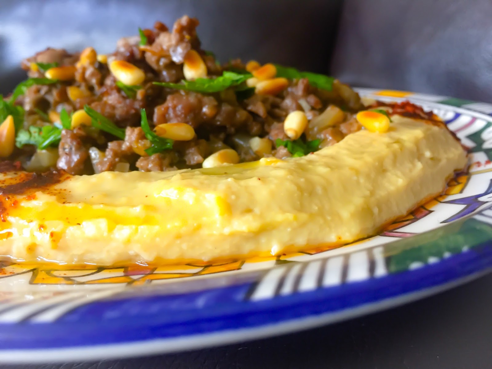 La Fabrique Gourmande: Hummus Bil Lahme Houmous à l’Agneau et Pignons ...