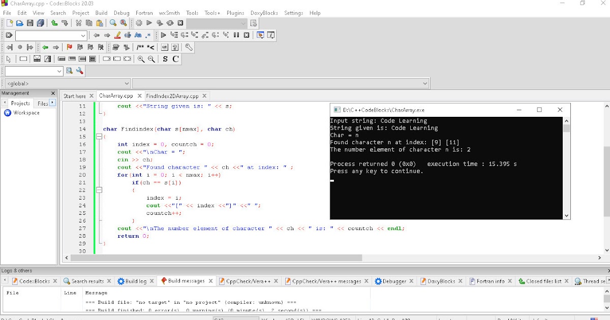 Find Index Of A Character In Char Array C Find Index Of A Character In Char Array C