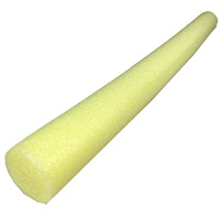 pool noodles: yellow pool noodles