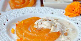 "Chef Prashant Recipes": " Jalebi with Rabri