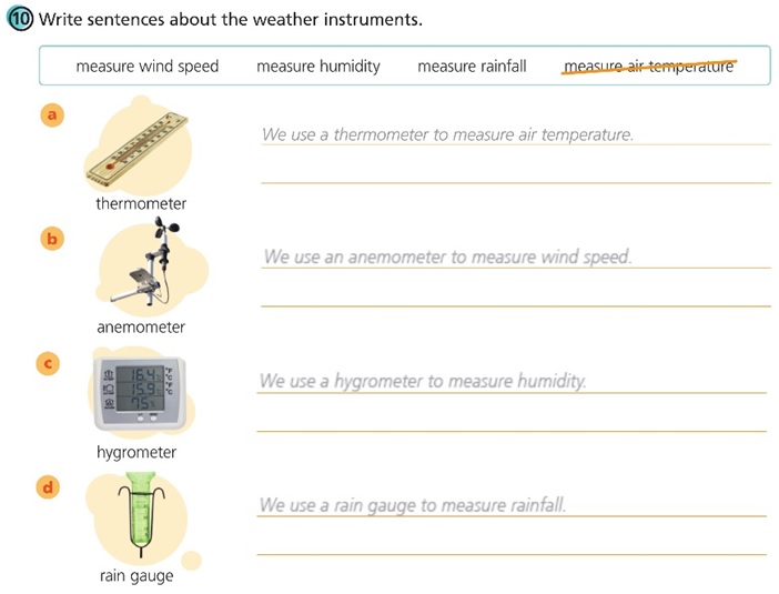 Social / Natural Science Year 3: Activity Book Unit 2 Answers