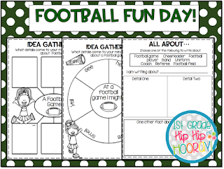 1st Grade Hip Hip Hooray!: Football Fun Day!