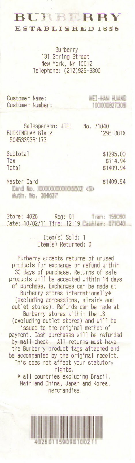 Claire's small world: [開箱] Burberry Gabardine經典款風衣