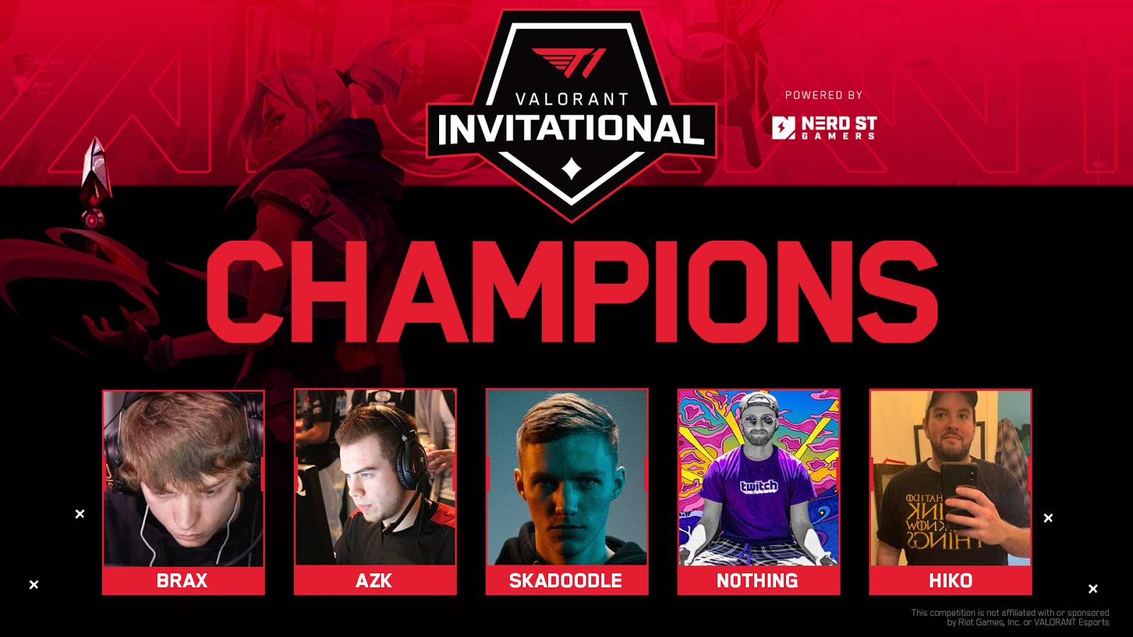 「T1 Invitational」にて有名CS:GOプレイヤーで構成されたチーム「Team Brax」が優勝 - VALORANT4JP ...