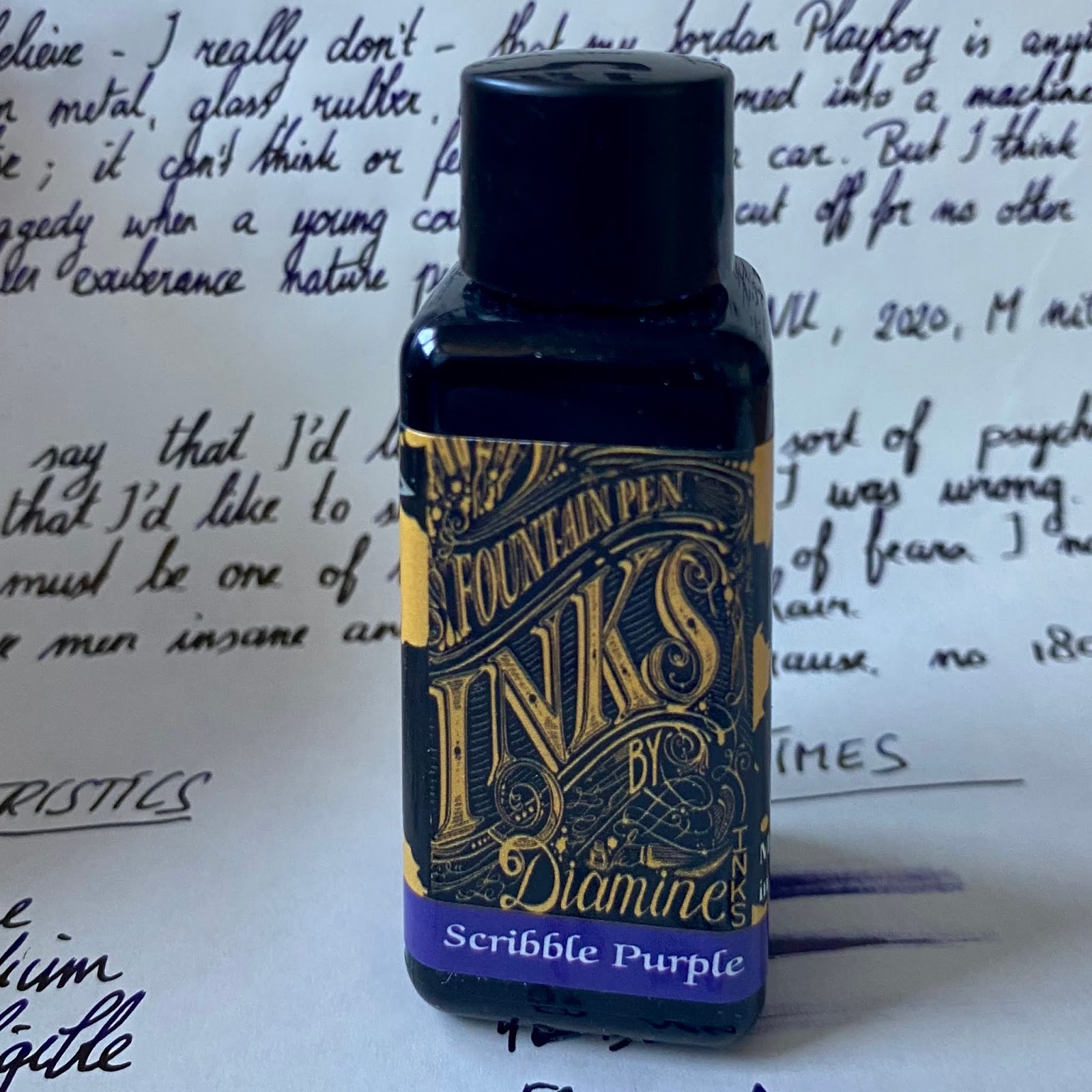 Scribble Purple, Diamine