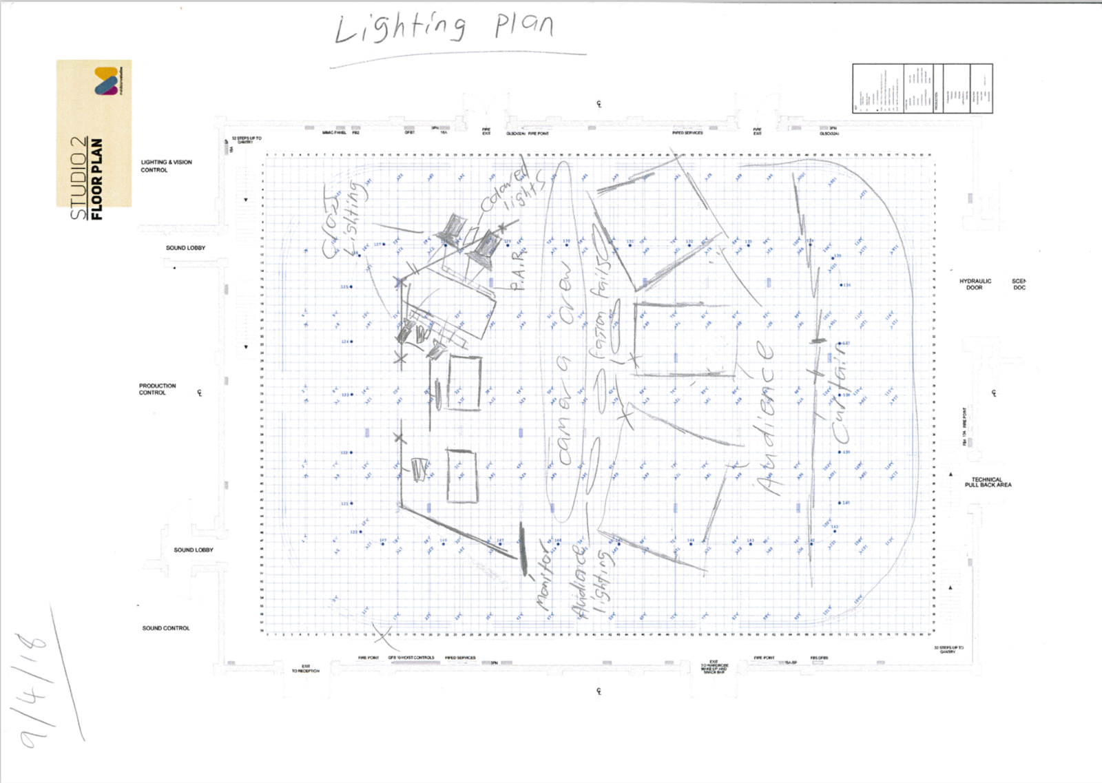 Gavin James Roberts Television Blog: STUDIO PRODUCTION: LIGHTING PLAN ...