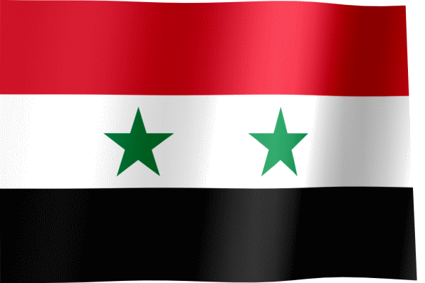Flag of Syria (GIF) - All Waving Flags