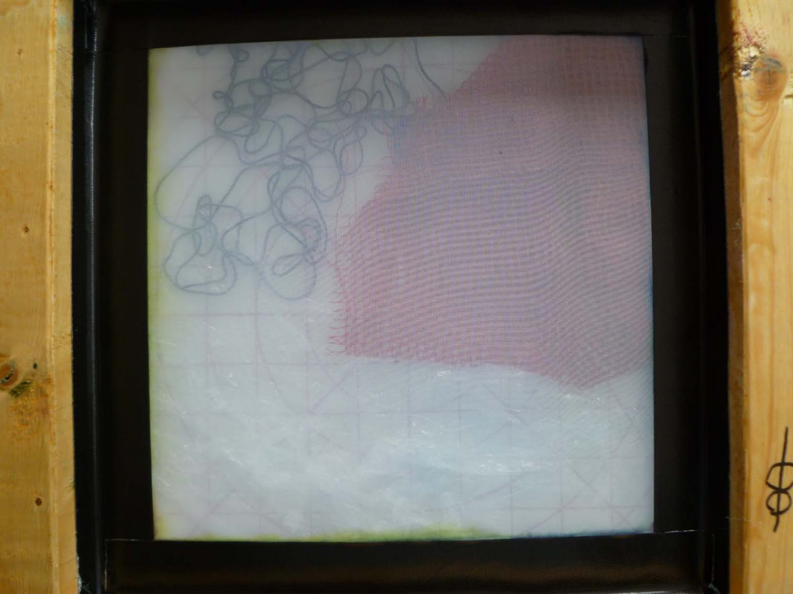 sew sew art: Deconstructed screen printing