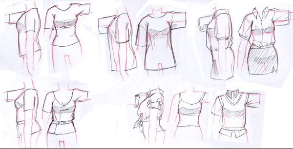 Como Dibujar Telas y Ropas