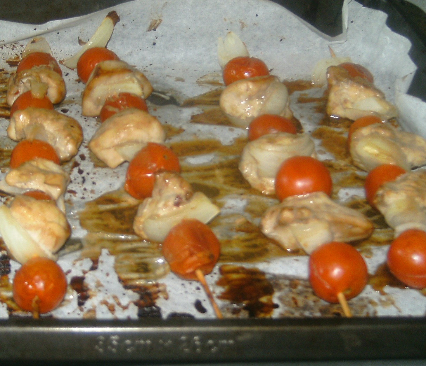 cosas nuestras: Brocheta de pollo (reto)