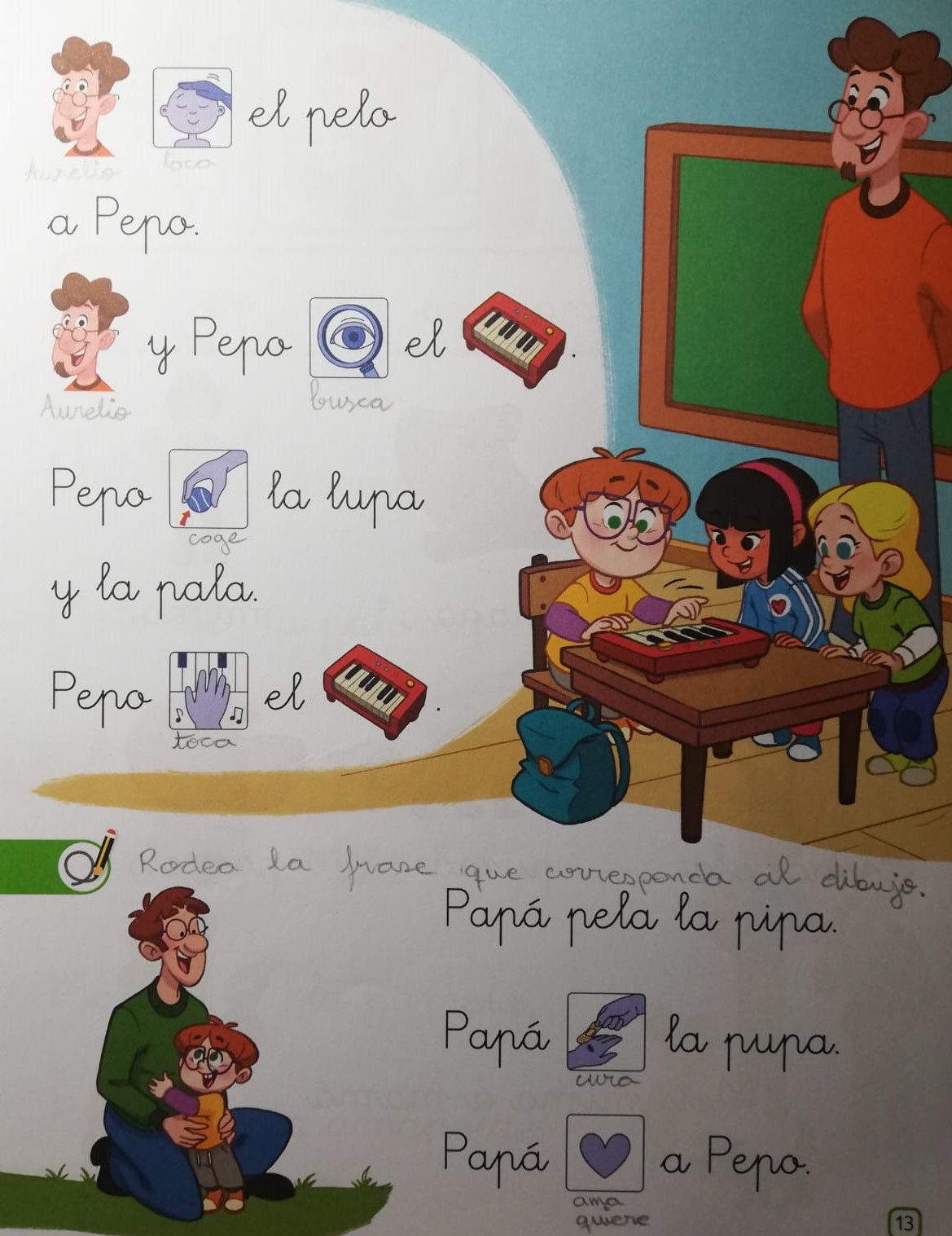 Alfapeques: Leemos con la letra p