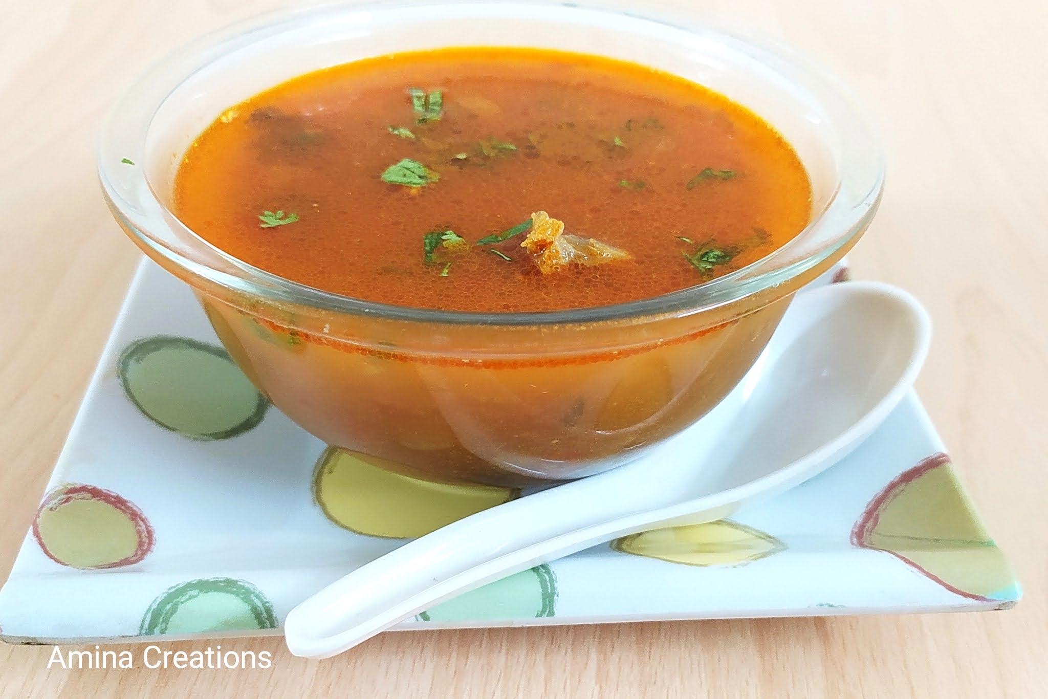 AMINA CREATIONS: SHORBA/ HEALTHY MUTTON BONE CURRY