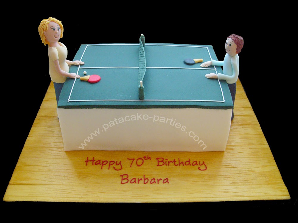 Pat-a-Cake Parties: Table Tennis Cake