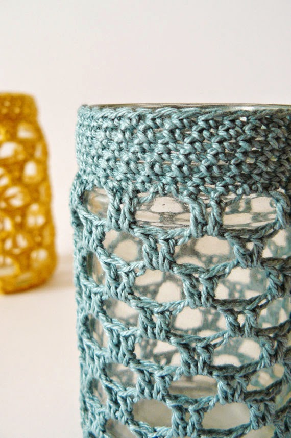 edward and lilly: crochet tea light holder workshop