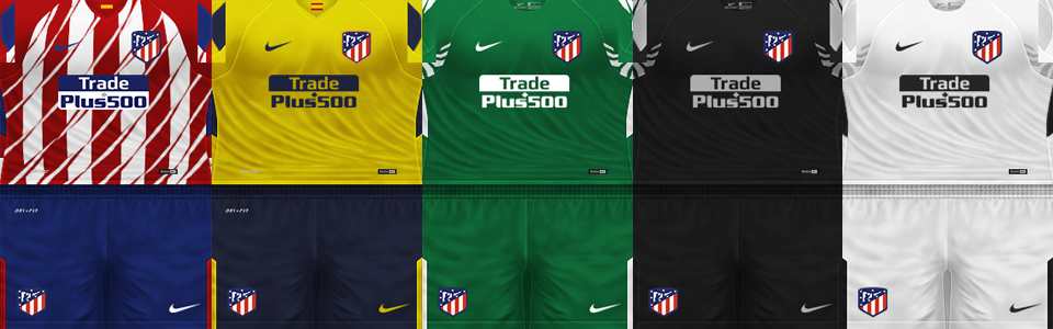 PES 6 | Atletico Madrid 2017/18 GDB Kits ~ INOVANDO PES 6 HD 2017