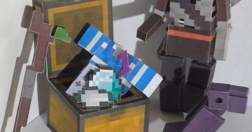Papercraft Minecraft Skeleton