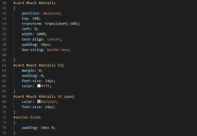 Website Programming: Flip Card Animation Pure HTML and CSS in ...
