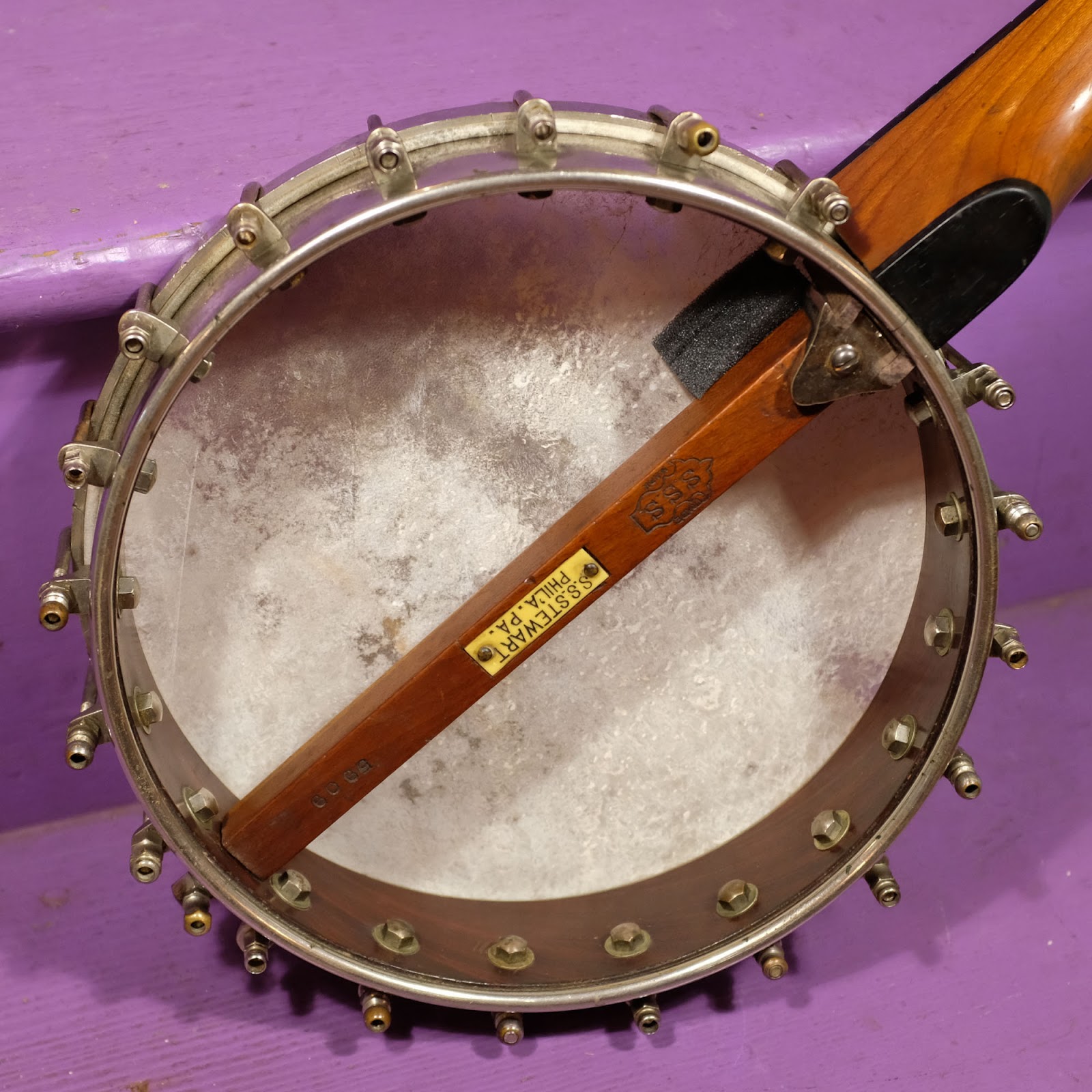 1890 SS Stewart "Lady Stewart" 5-String Openback Banjo