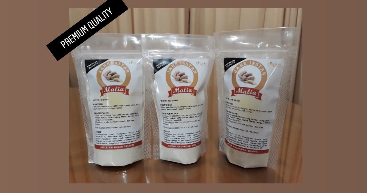 Jual Jahe Instan Malia | Premium Quality | Tangerang