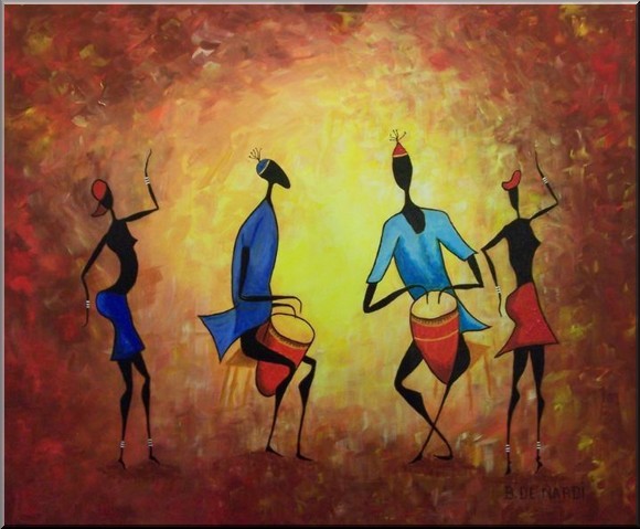 As mais belas pinturas africana ~ Arte da África ~ Pinturas do AUwe