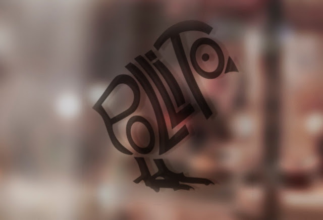 Marta Rockdríguez: Logotipo. Pollería Pollito (Tipografía integrada en ...
