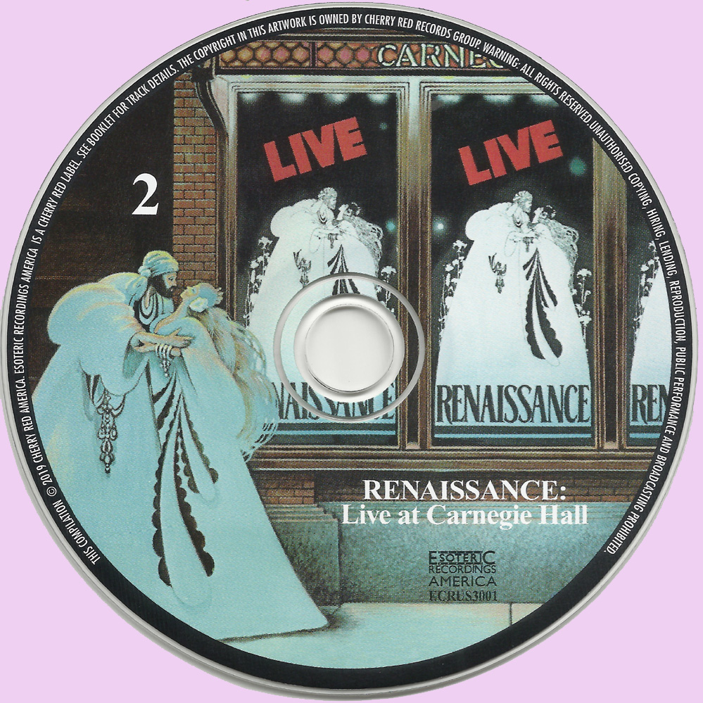 Rockasteria: Renaissance - Live At Carnegie Hall (1976 uk, gorgeous art ...