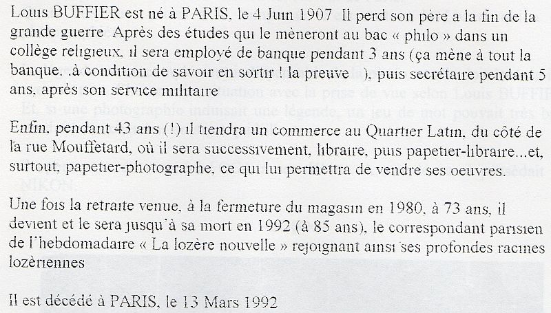 CAPDZ collections: Louis BUFFIER, photographe humoriste