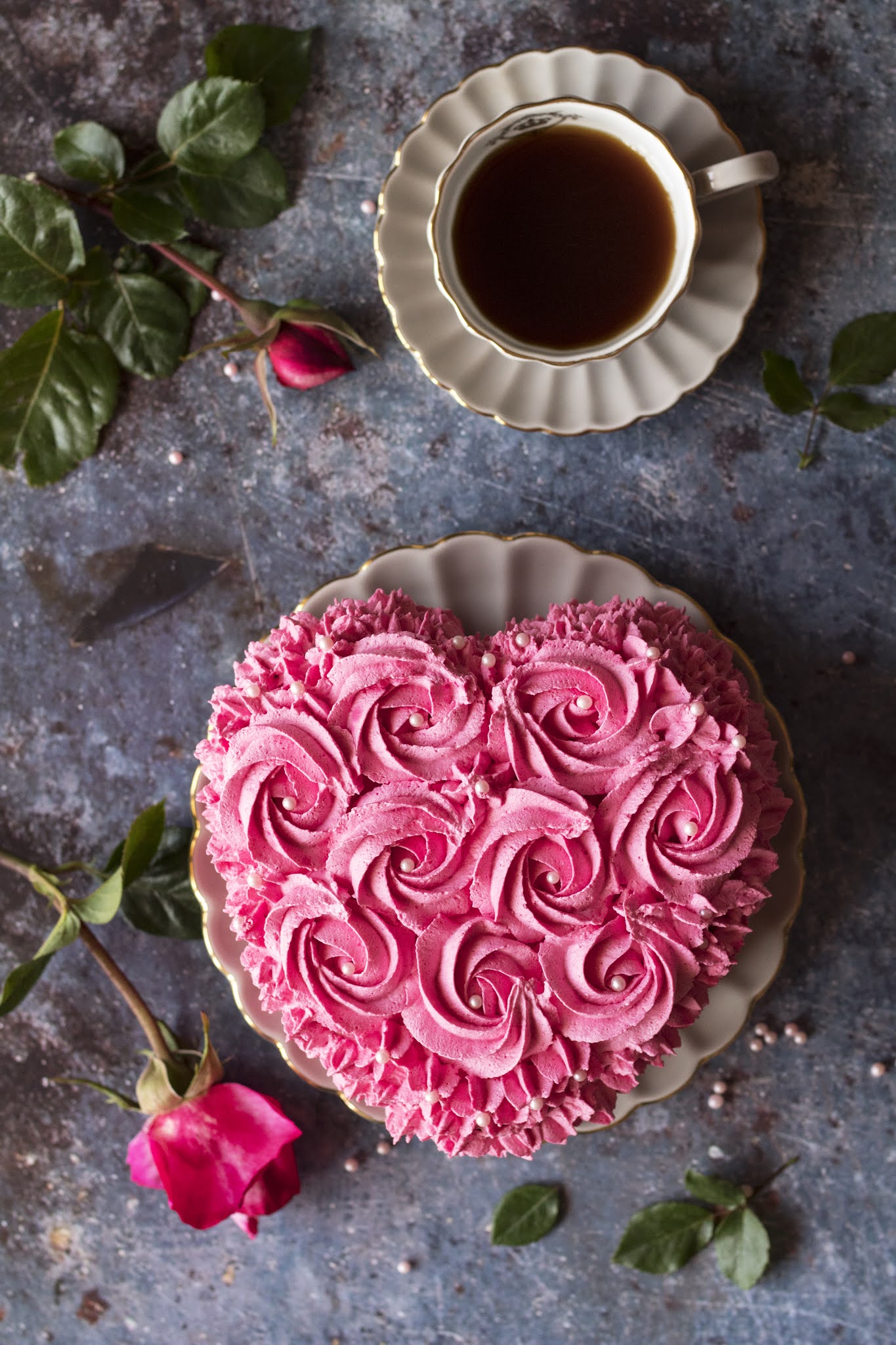 Heart Rose Cake - Cuore di Sedano