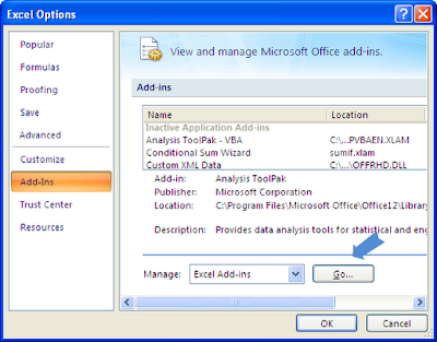 Install Analysis ToolPak Add-In