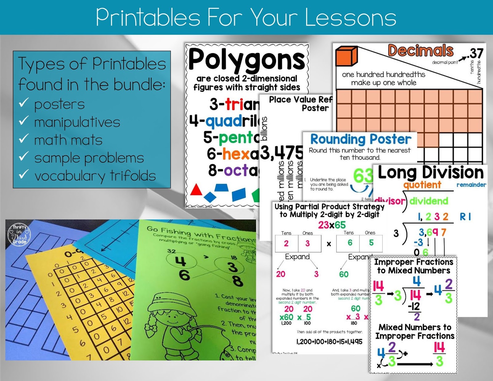 4th Grade Guided Math - Thrifty in Third Grade