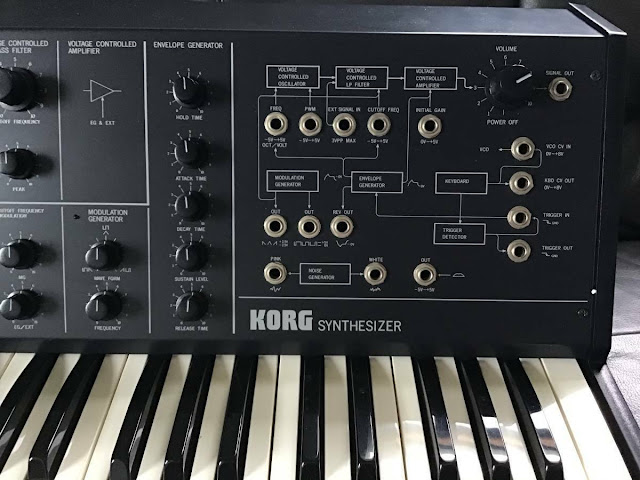 MATRIXSYNTH: Korg MS-10 SN 132645 w/ Original Box, Styrofoam & Panel Overlay