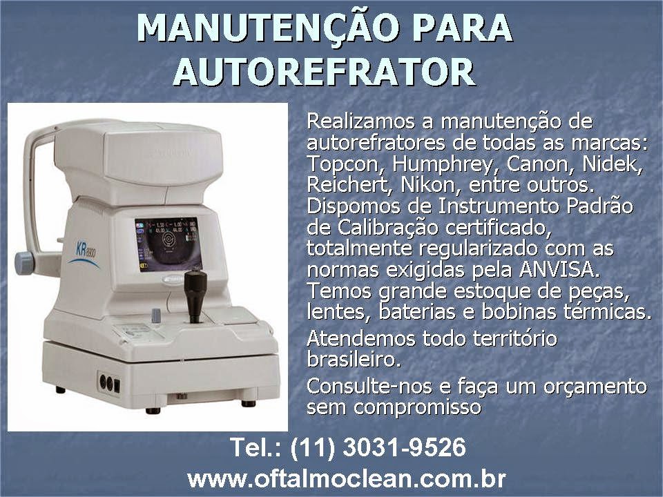 Oftalmoclean Assistência técnica especializada: OFTALMOCLEAN Manutenção ...