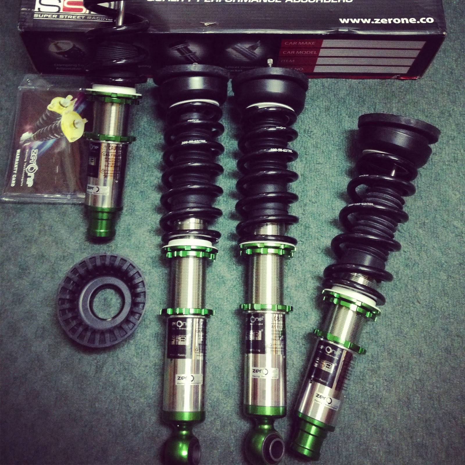 Online Suspension (Absorbers & Springs): ZerOne - Racing Technology