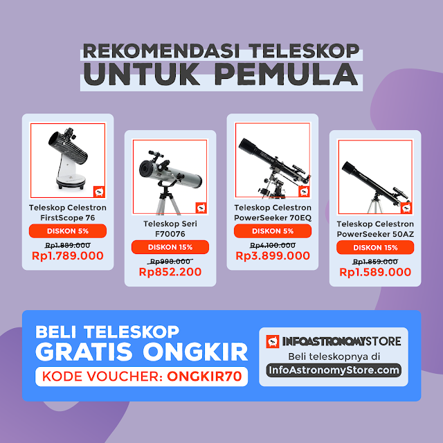 Refraktor dan Reflektor, Dua Jenis Teleskop untuk Pemula - Info Astronomy