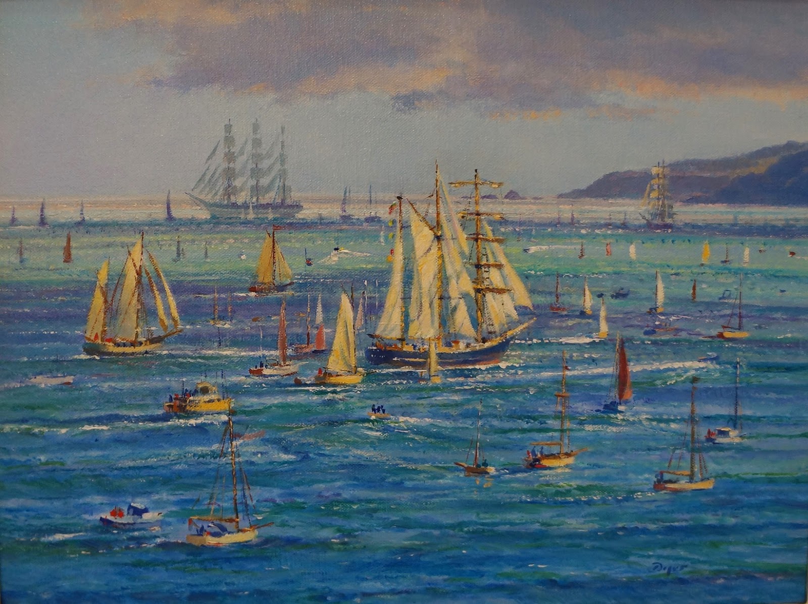 Ted Dyer, 1940 | Romantic Impressionist painter | Tutt'Art@