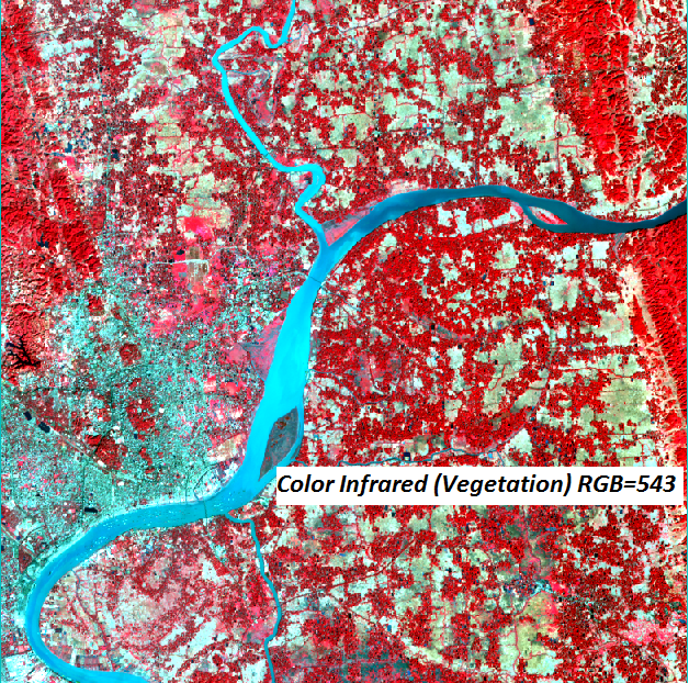 Geoscience, Remote Sensing and GIS: Band combination of Landsat 8 and ...