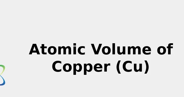 Atomic Volume of Copper (Cu) [& Color, Uses, Discovery ... 2022