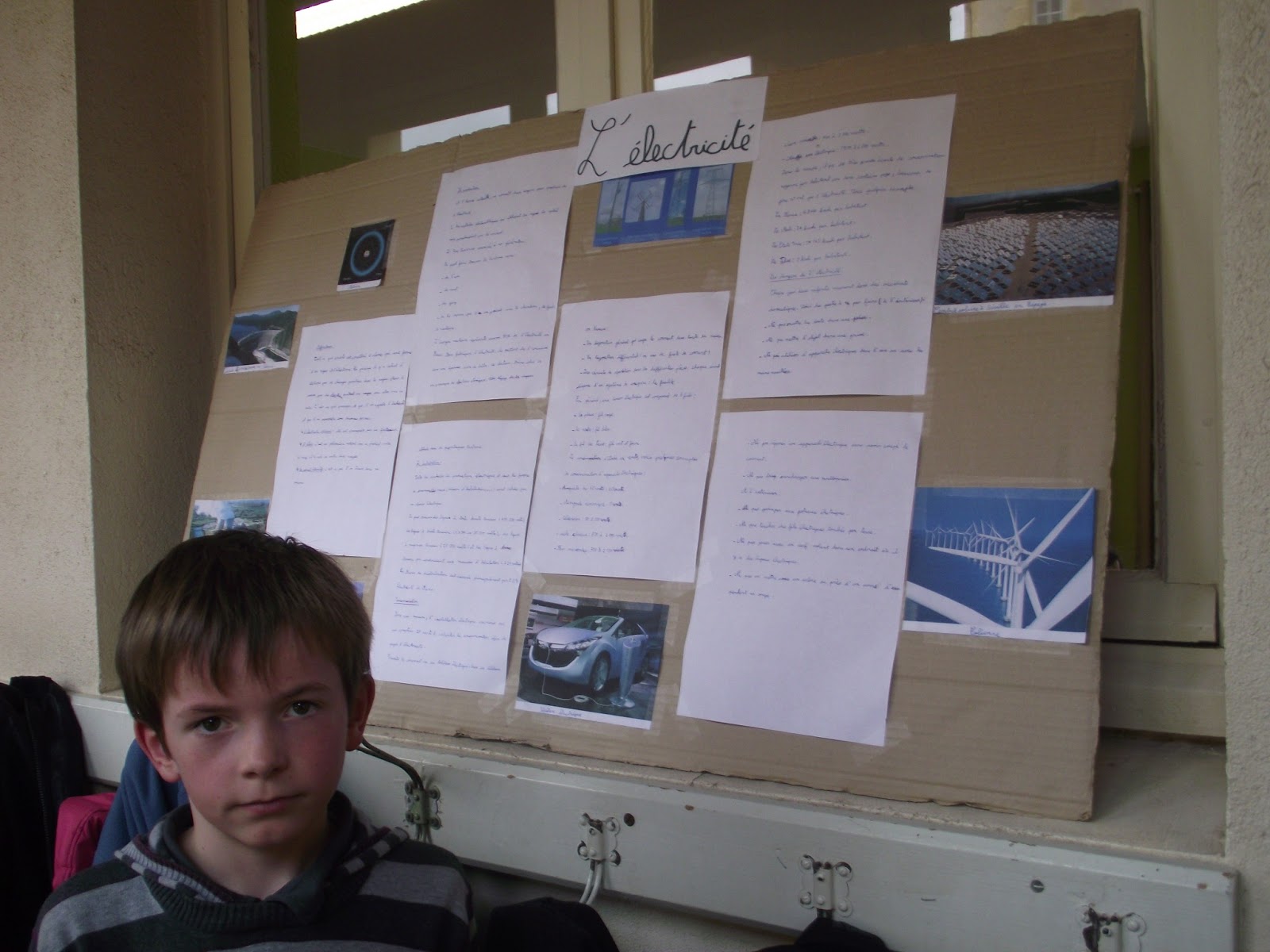 Ecole Ste Marie: Les CE2-CM1 présentent leurs exposés