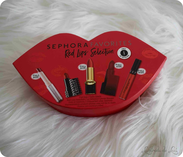 LA MIRADA DE LUCI: Sephora Favorites, kit de labiales Red Lips Selection