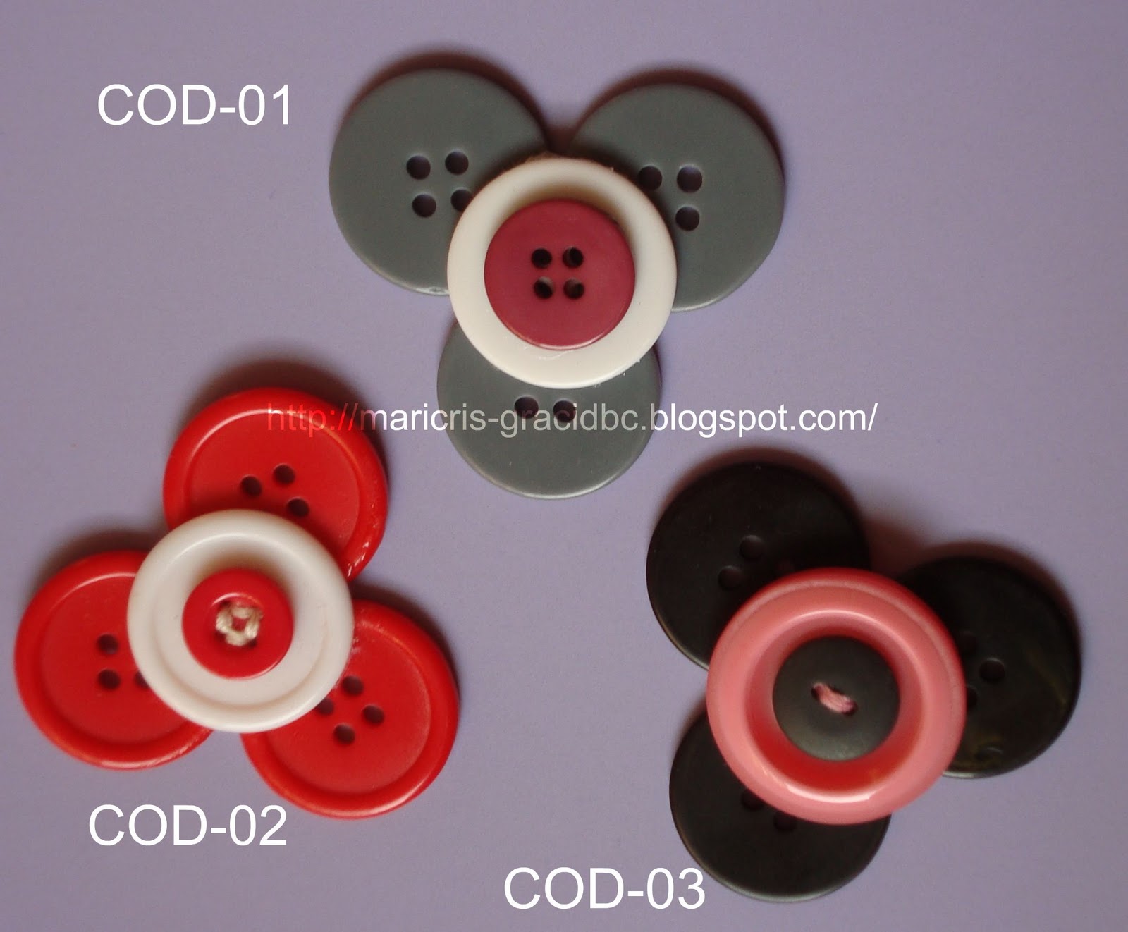 MARICRIS: BROCHES BOTONES