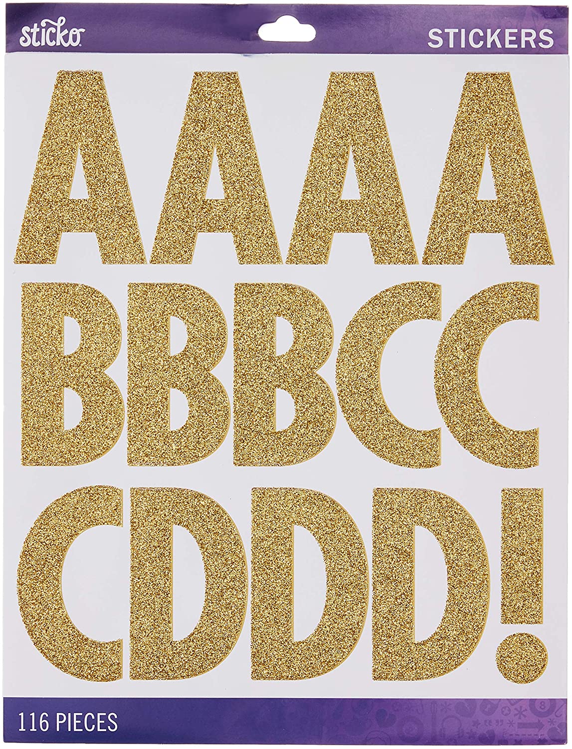 Large Letter Stickers ~ Thankyou Letter