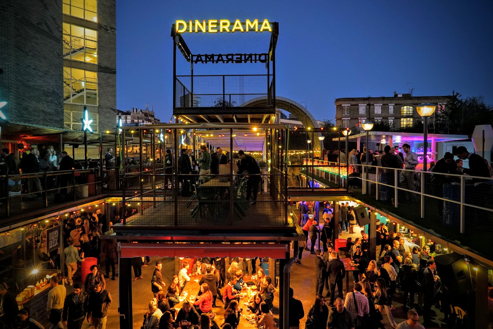 Happening London: Dinerama in Shoreditch London