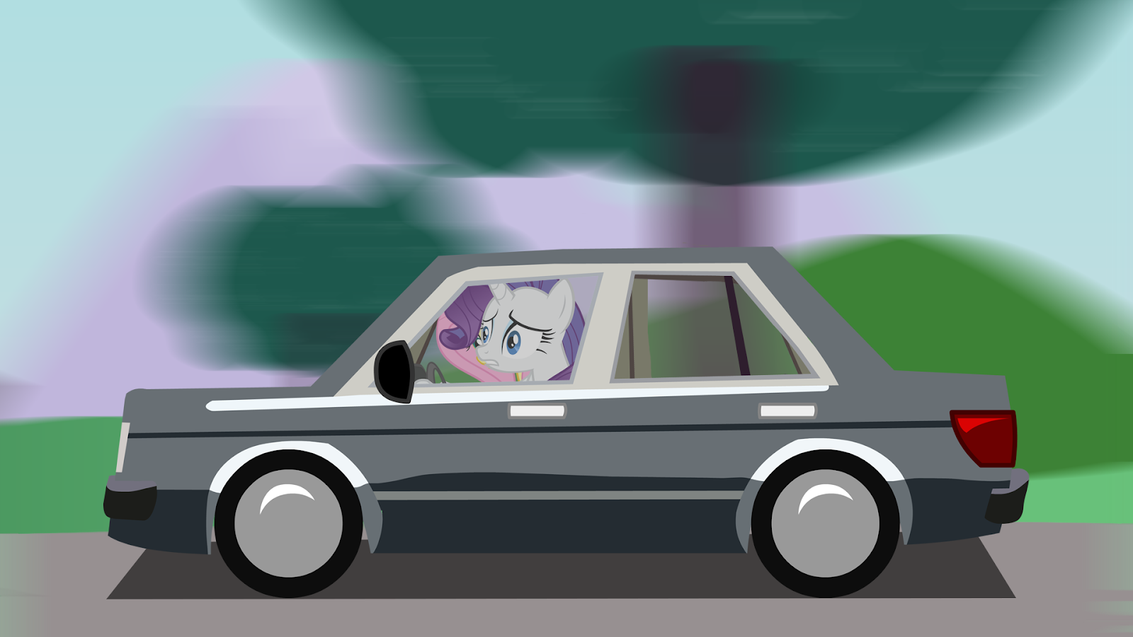 MLP Mares driving cars: Gallery
