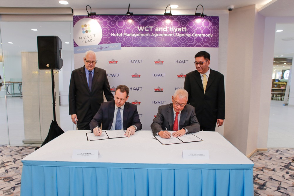 WCT and Hyatt Announces Development of Hyatt Place Johor Bahru ...