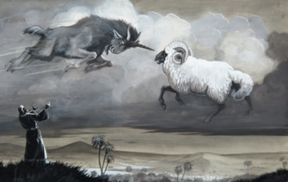 Estudio Biblia: DANIEL 8:1-8. Visión del carnero y macho cabrío