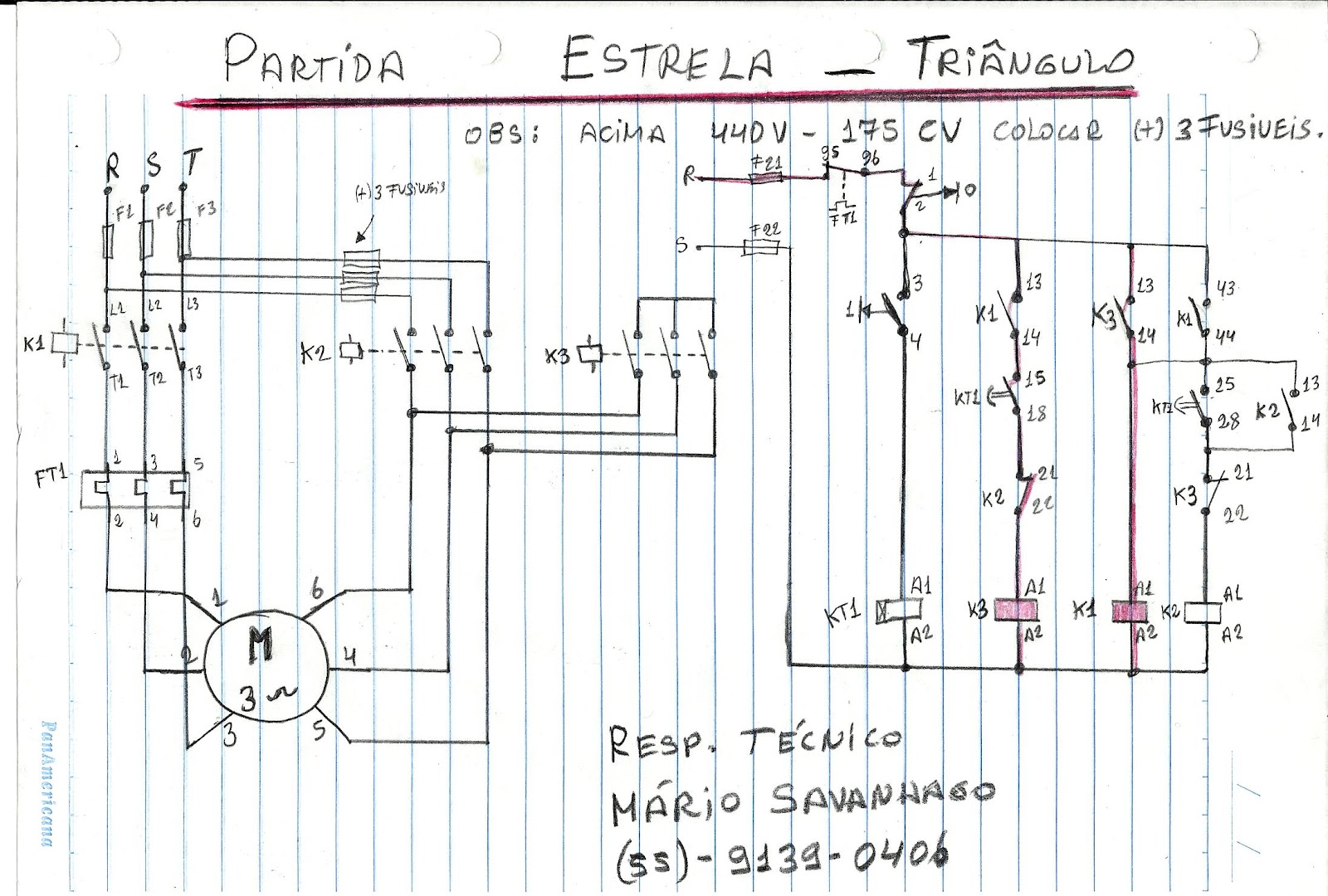 Diagrama Partida Estrela Triângulo Diagrama Eletrico Partid