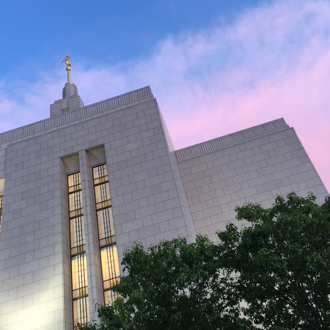 A Place to Share: Draper Temple at Sunset