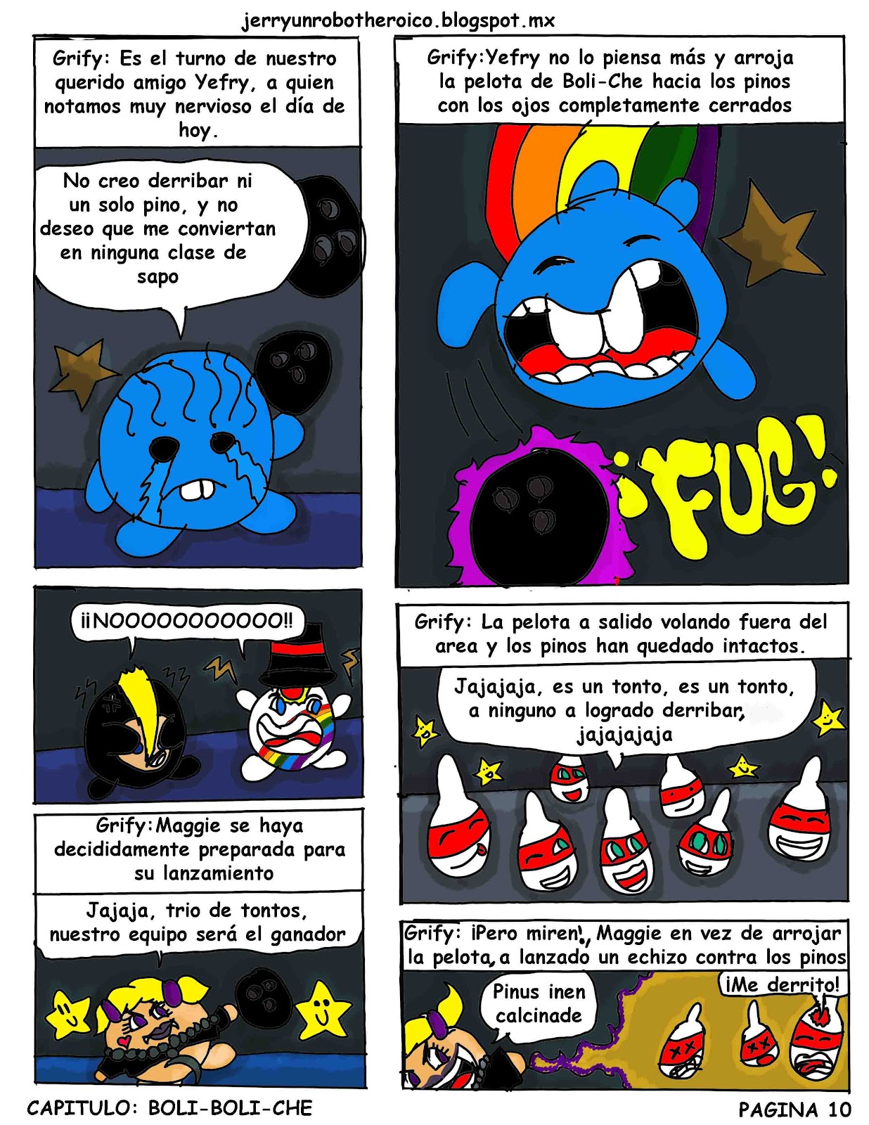 Jerry Un Robot Heroico: COMIC DE LOS "BOLIS Y SUS AVENTURAS" (INFANTIL)