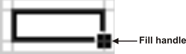 Using MS Excel: Fill Data in Cells with Fill Handle