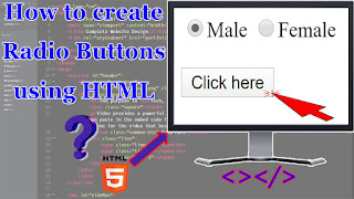 How to create Radio Buttons using HTML || Radio Button in HTML (Bengali ...